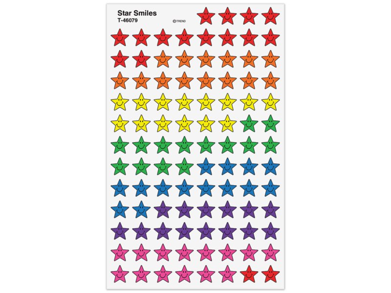 Star Smile Stickers - Value Pack at Lakeshore Learning
