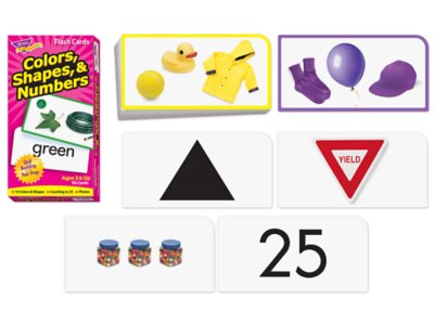 Colors, Shapes & Numbers Flash Cards at Lakeshore Learning