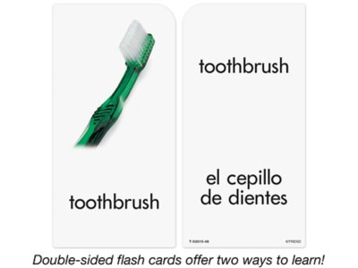 Around-The-Home Picture-Words Bilingual Flash Cards at Lakeshore Learning