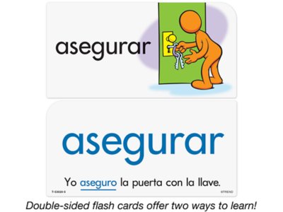 Verbos (Spanish Action Words) Flash Cards at Lakeshore Learning