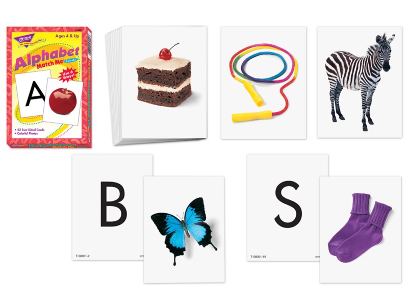 Alphabet Match Me® Flash Cards at Lakeshore Learning