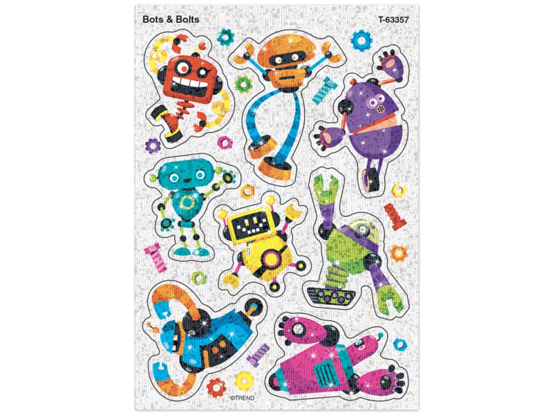 Bots & Bolts Stickers at Lakeshore Learning