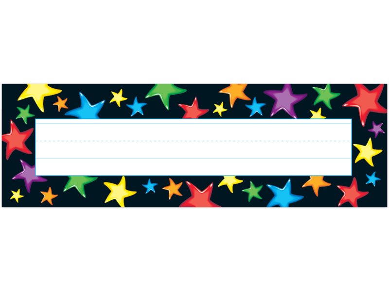 Gel Stars Nameplates at Lakeshore Learning