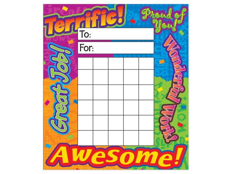 Motivational Mini Incentive Charts at Lakeshore Learning