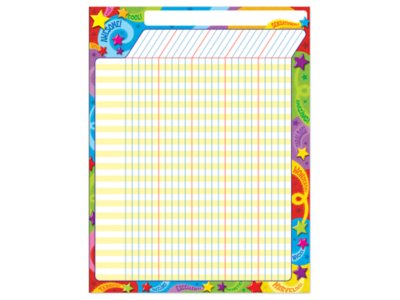 Superstars Incentive Chart at Lakeshore Learning