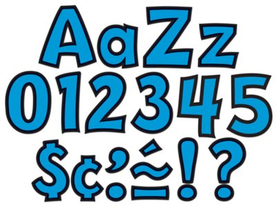 Punch-Out Letters | Classroom Bulletin Board Decor | Lakeshore®