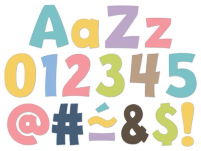 Punch-Out Letters | Classroom Bulletin Board Decor | Lakeshore®