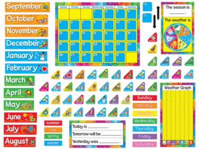 Year Around Calendar Bulletin Board Set at Lakeshore Learning