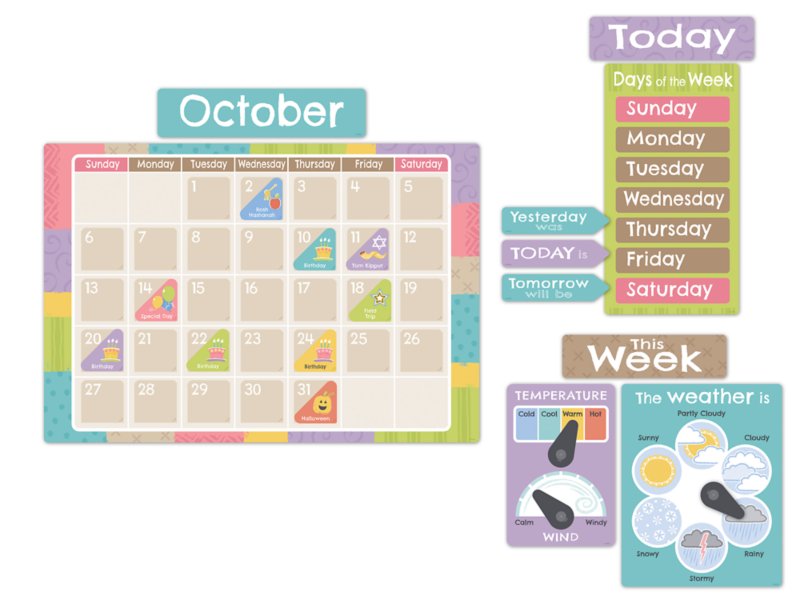 Good to Grow Calendar Bulletin Board Set at Lakeshore Learning