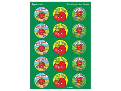 Motivational Apple-Scented Stickers at Lakeshore Learning