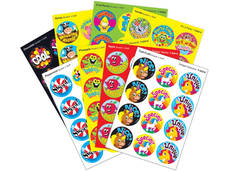 Pep Talk Scented Motivational Stickers - Variety Pack at Lakeshore Learning