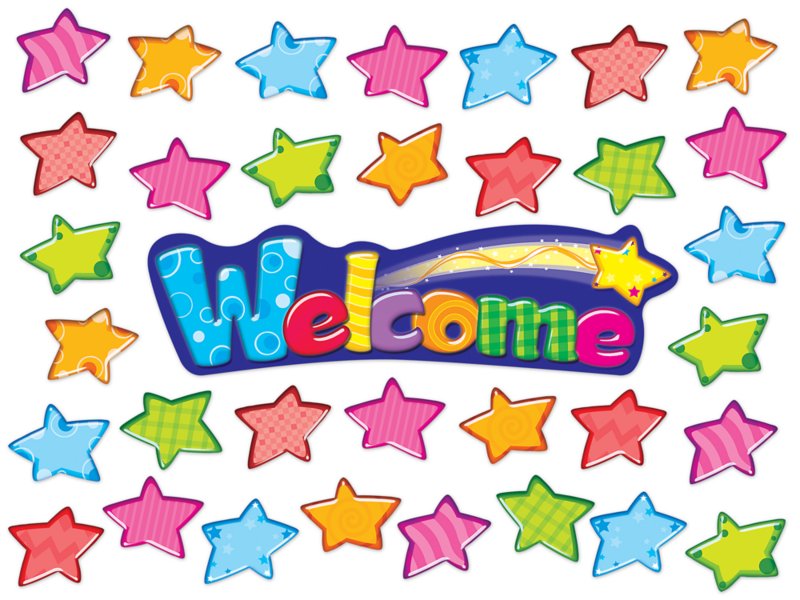 Colorful Stars Welcome Bulletin Board Set at Lakeshore Learning
