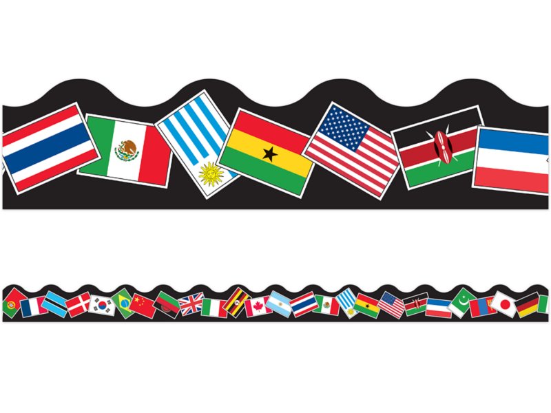 Flags Of The World Border