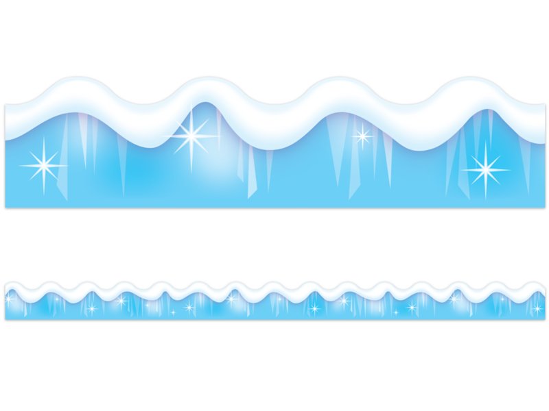 Snow & Ice Scalloped Border at Lakeshore Learning