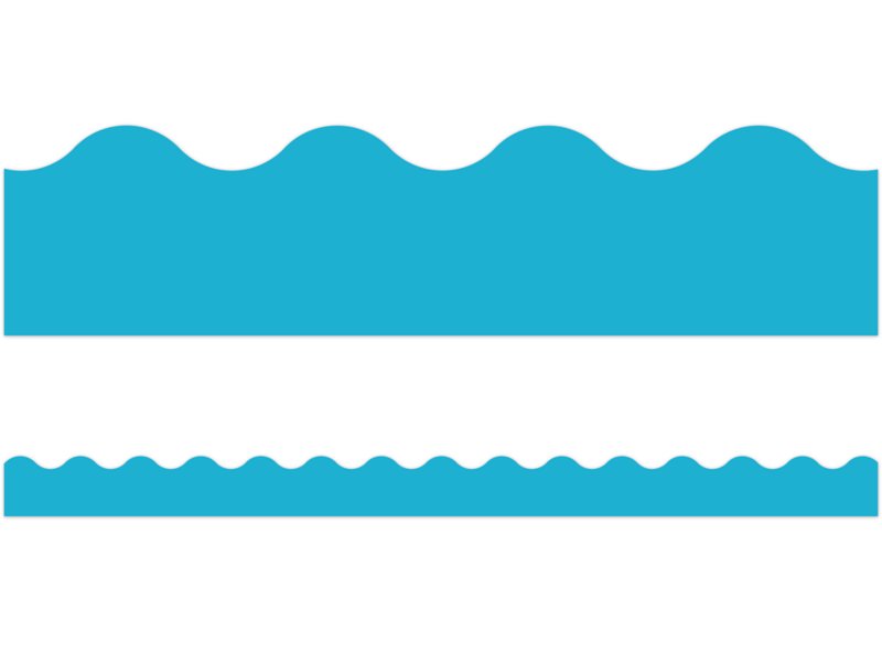 Sky Blue Scalloped Border at Lakeshore Learning