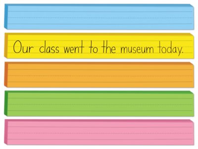 Bright Colors Sentence Strips at Lakeshore Learning