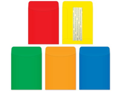Classic Self-Adhesive Mini Library Pockets - Variety Pack at Lakeshore ...