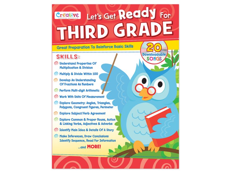 Let’s Get Ready for Third Grade Workbook at Lakeshore Learning