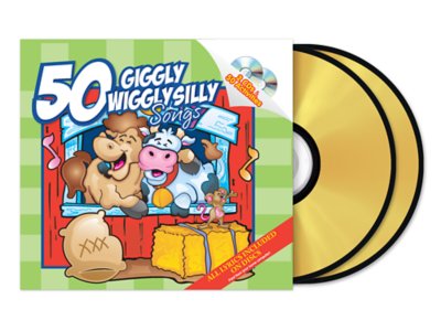 50 Giggly Wiggly Silly Songs - Set of 2 CDs at Lakeshore Learning