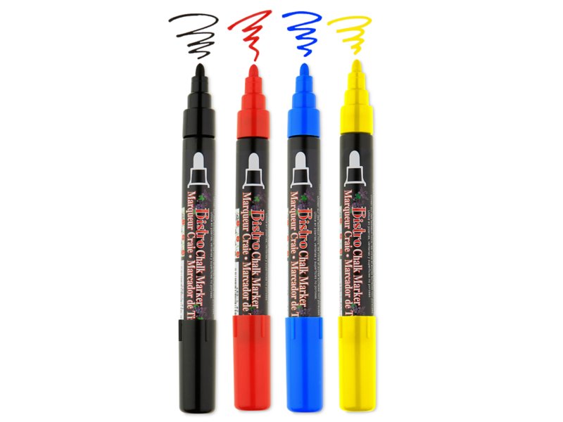 Wet-Erase Chalk Markers - Set of 4 at Lakeshore Learning
