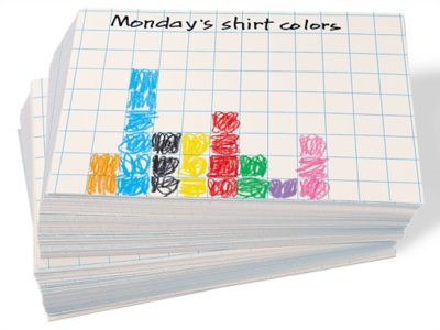 Red Baseline Ruled Newsprint - Pre K-Kindergarten at Lakeshore Learning