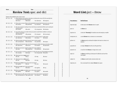 Greek & Latin Roots Workbook at Lakeshore Learning