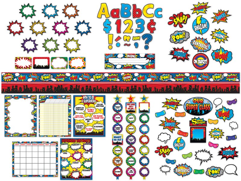 Superhero Border For Classrooms