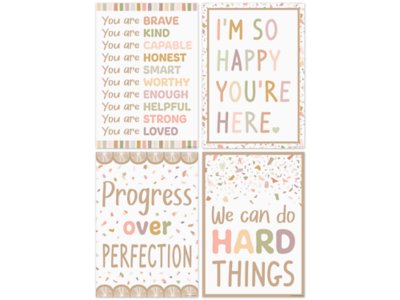 Terrazzo Tones Motivational Poster Pack at Lakeshore Learning