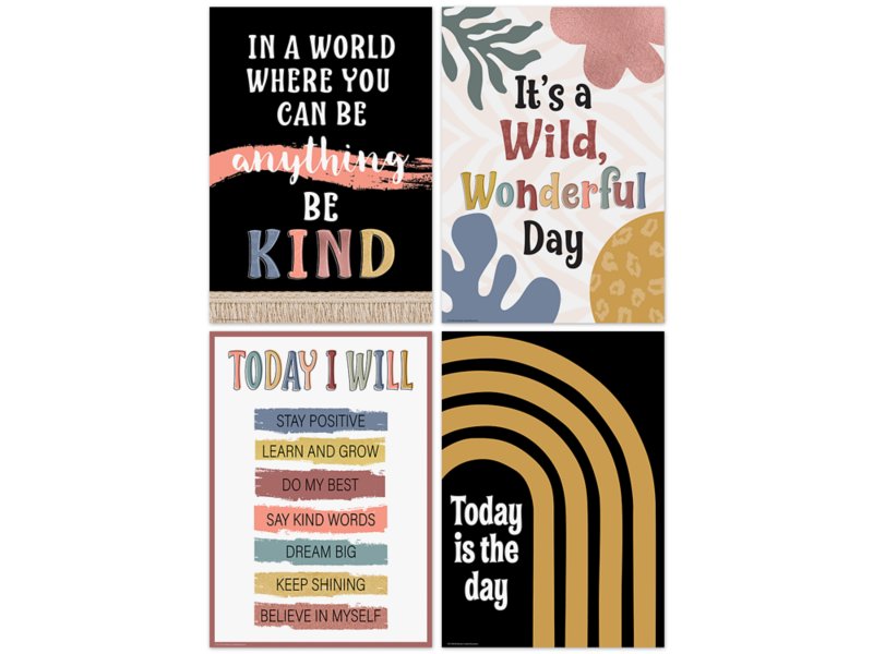 Wonderfully Wild Motivational Poster Pack at Lakeshore Learning