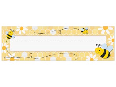 Buzzing Bees Nameplates at Lakeshore Learning