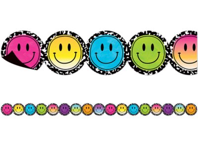 Brights 4Ever Smiley Face Magnetic Border at Lakeshore Learning