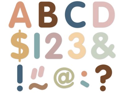 Punch-Out Letters | Classroom Bulletin Board Decor | Lakeshore®