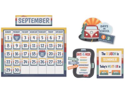 Moving Mountains Calendar Bulletin Board Set at Lakeshore Learning