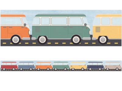 Moving Mountains Camper Van Border at Lakeshore Learning