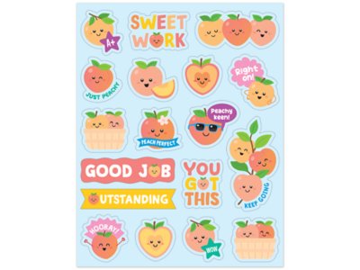 Peach Scented Stickers at Lakeshore Learning
