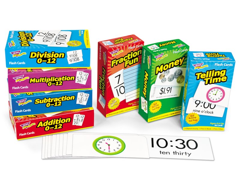 Math Flash Card Library at Lakeshore Learning