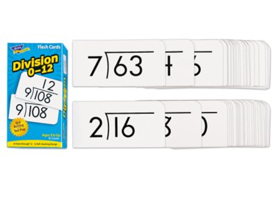 Division 0-12 Flash Cards at Lakeshore Learning