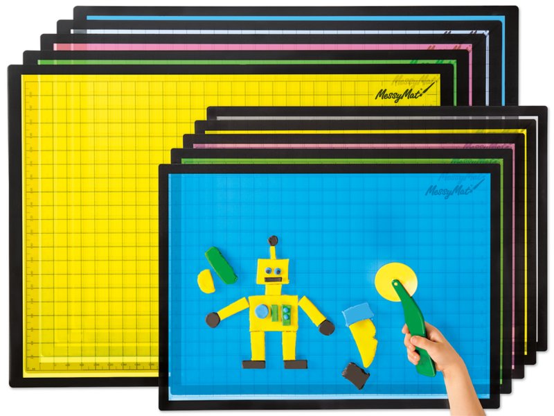Messy Mats - Set of 5 - 14" x 20" at Lakeshore Learning