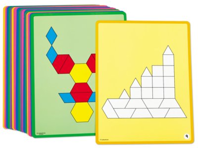 Pattern Blocks Design Cards at Lakeshore Learning