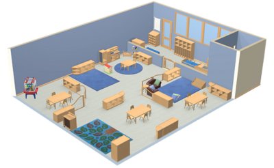 Montessori Classroom Floor Plan