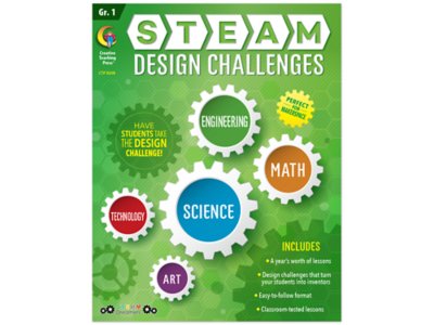 STEAM Reproducible Design Challenges Workbook - Gr. 1 at Lakeshore Learning