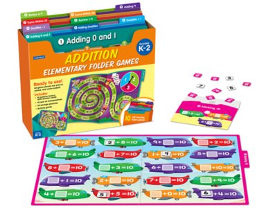 Addition Facts Folder Game Library - K-Gr. 2 at Lakeshore Learning