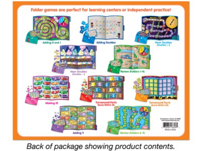 Addition Facts Folder Game Library - K-Gr. 2 at Lakeshore Learning