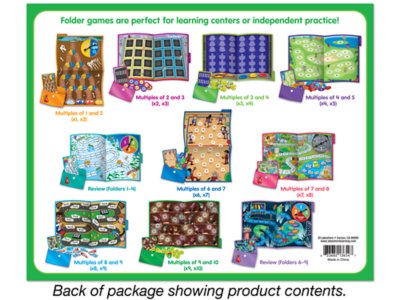 Multiplication Facts Folder Game Library - Gr. 3-5 at Lakeshore Learning