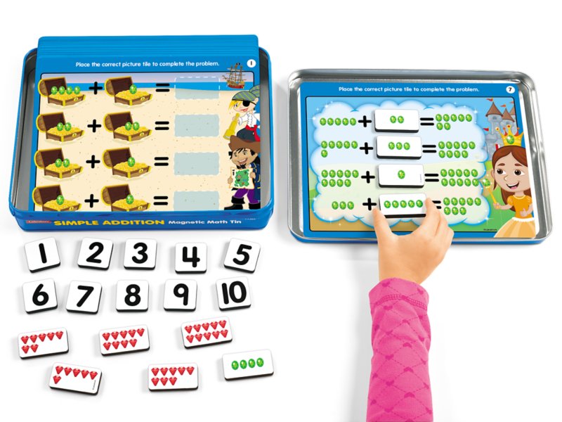 Simple Addition Magnetic Activity Tin at Lakeshore Learning