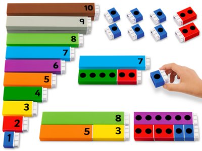 Connect & Count Number Rods at Lakeshore Learning