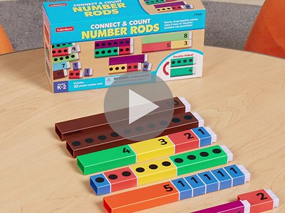 Connect & Count Number Rods at Lakeshore Learning