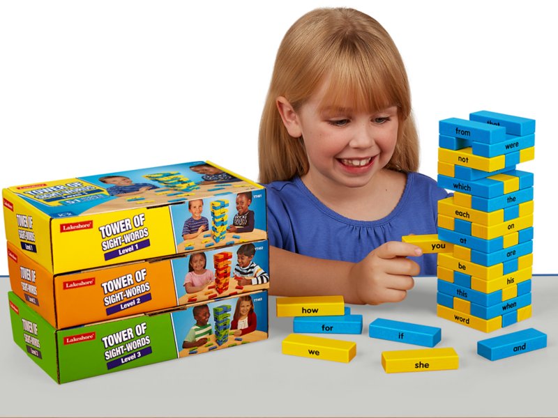 Tower of Sight-Words Games - Complete Set at Lakeshore Learning