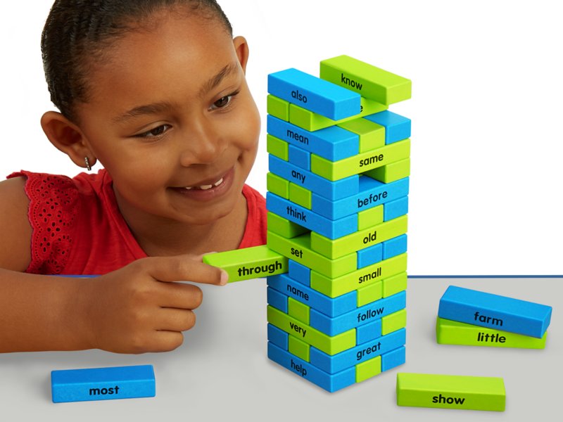 Tower of Sight-Words Game - Level 3 at Lakeshore Learning