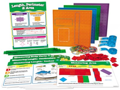 Length, Perimeter & Area Hands-On Measurement Center at Lakeshore Learning
